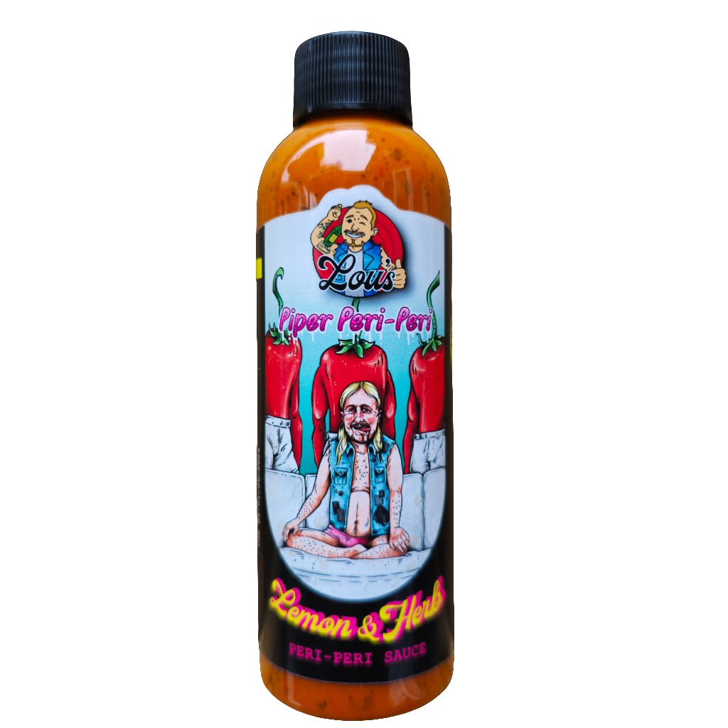PIPER PERI PERI: LEMON & HERB HOT SAUCE – Lou's Brews - Hot Sauces ...